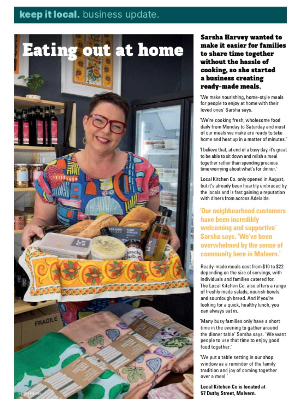 Eating out at home – Local Kitchen Co